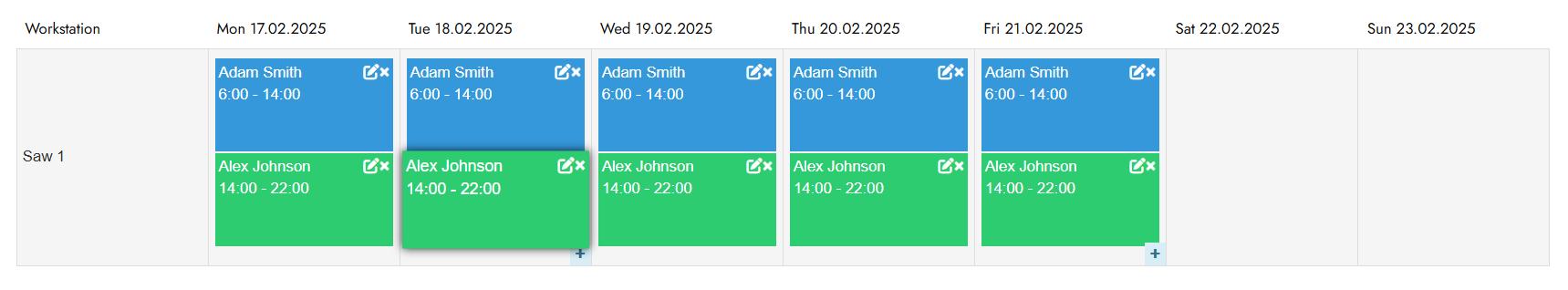 Cómo cambiar la Persona asignada para un Turno en un día concreto ...