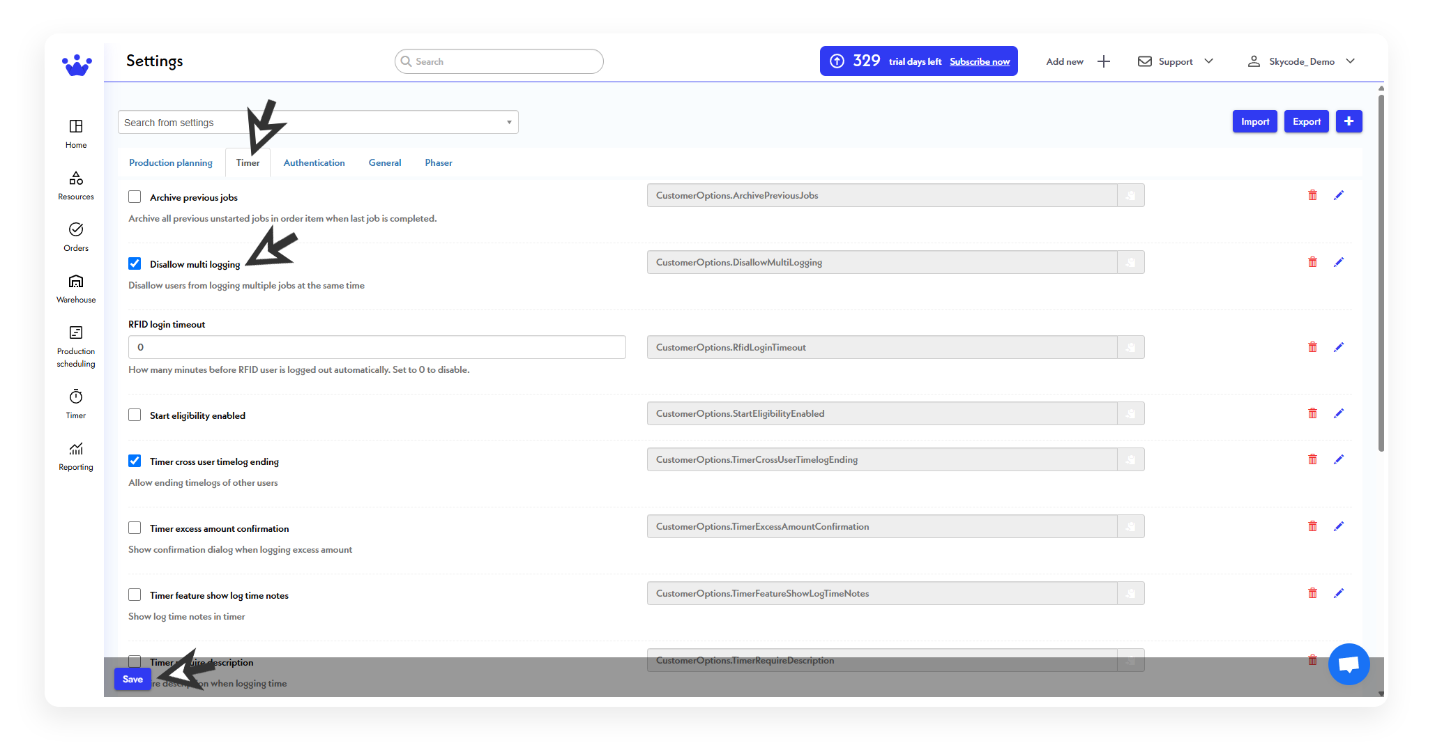 How to Disallow multi logging – SkyPlanner