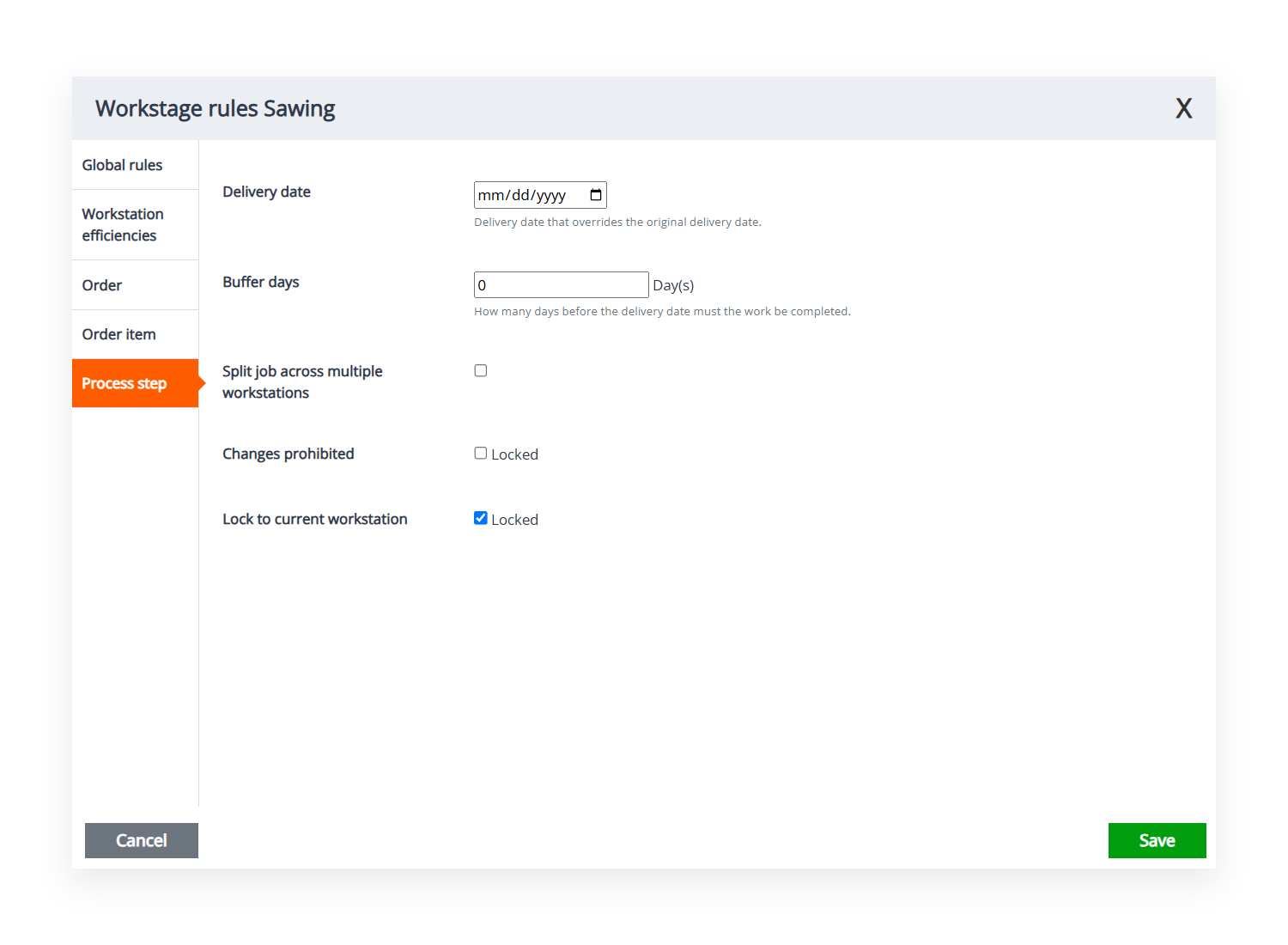 Locking a Process Step Job to a Specific Workstation – SkyPlanner