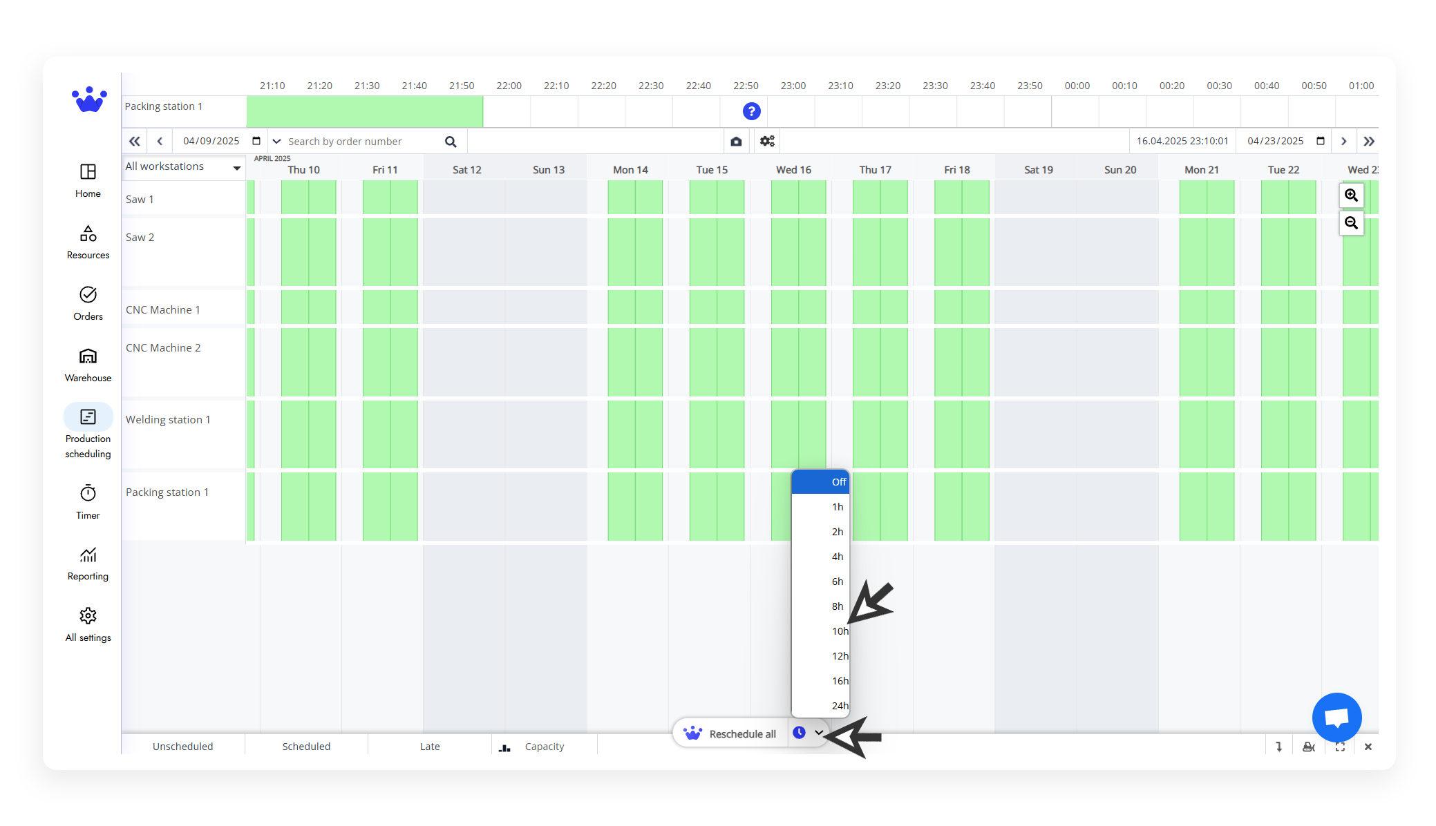 Hoe activeer je de geautomatiseerde nieuwe planning – SkyPlanner